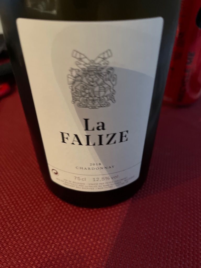 2018 La Falize Chardonnay, Belgium, Wallonie, Côtes de Sambre et Meuse ...
