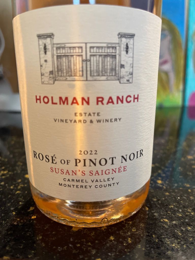 2022 Holman Ranch Rosé of Pinot Noir Susan's Saignée, USA, California ...