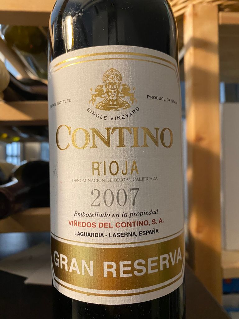 2007 Bodegas y Viñedos del Contino Rioja Contino Gran Reserva, Spain ...