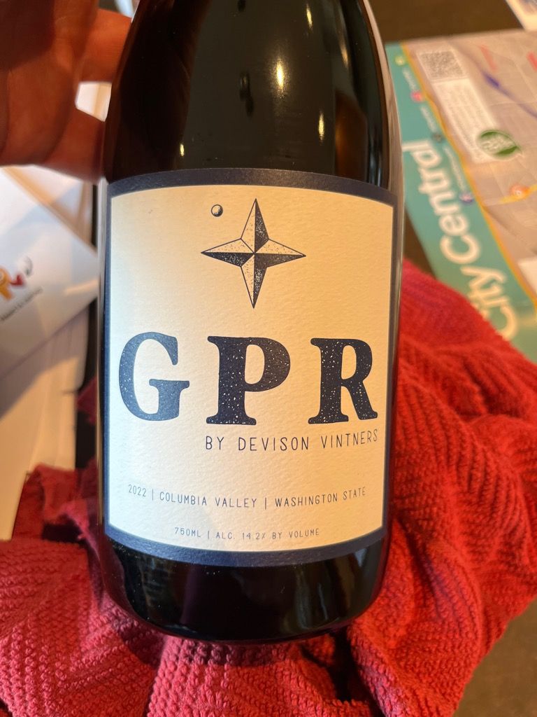 2021 Devison Vintners GPR, USA, Washington, Columbia Valley - CellarTracker