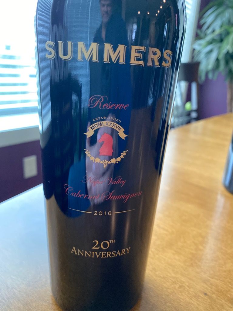 2015 Ruby Red Cabernet Sauvignon Summers Estate Wines, USA, California ...