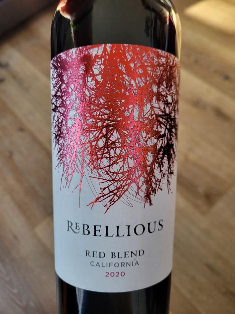 2020 Rebellious Red Wine, USA, California - CellarTracker