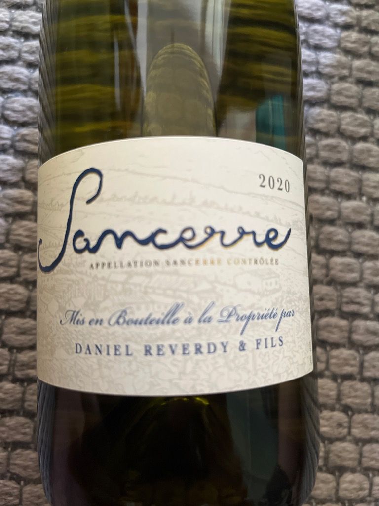 2020 Domaine Daniel Reverdy Sancerre, France, Loire Valley, Upper Loire ...