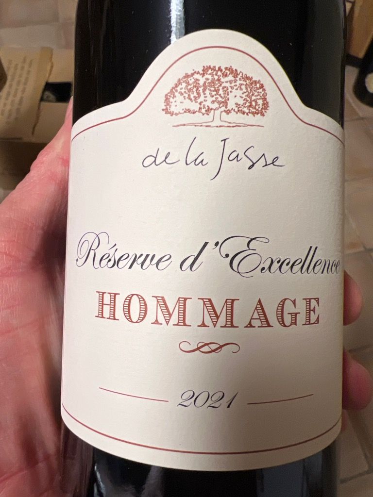 2021 Domaine de la Jasse Cabernet Sauvignon Hommage Réserve d ...