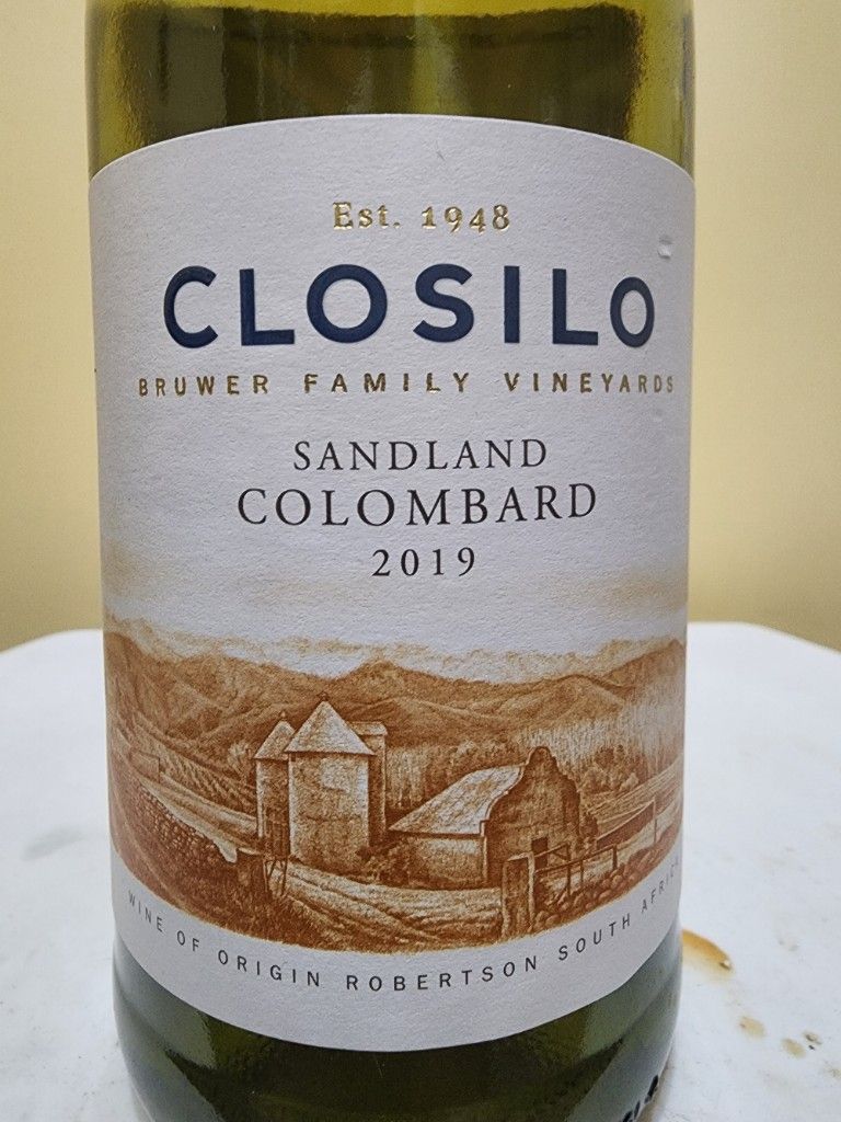 2019 Bruwer Vineyards Colombard Closilo Sandland, South Africa, Breede ...