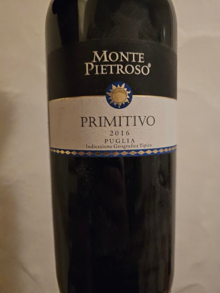 2016 G.I.V. S.P.A. Monte Pietroso Puglia IGT, Italy, Puglia, Puglia IGT ...