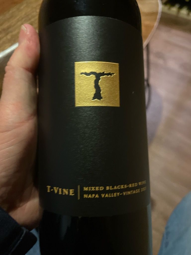 2019 T-Vine Cellars Mixed Blacks, USA, California, Napa Valley ...