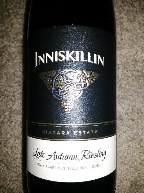 2012 Inniskillin Riesling Late Autumn, Canada, Ontario, Niagara ...