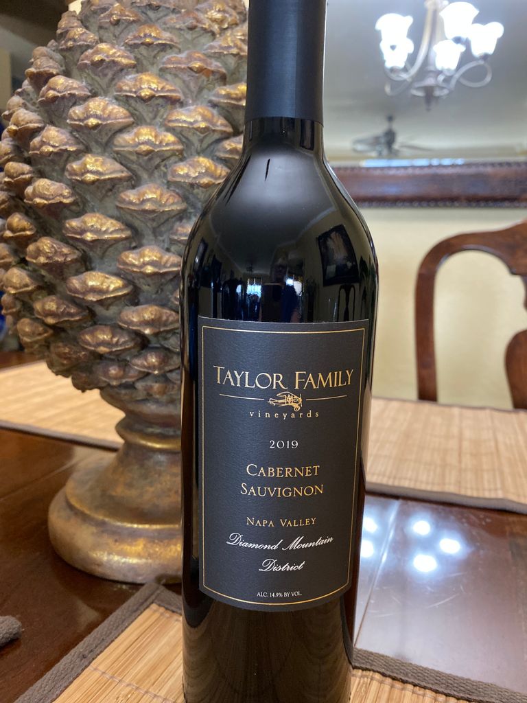 2019 Taylor Family Vineyards Cabernet Sauvignon Diamond Mountain, USA ...