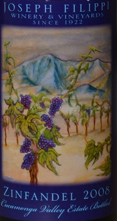 2009 Joseph Filippi Zinfandel, USA, California, South Coast, Cucamonga ...