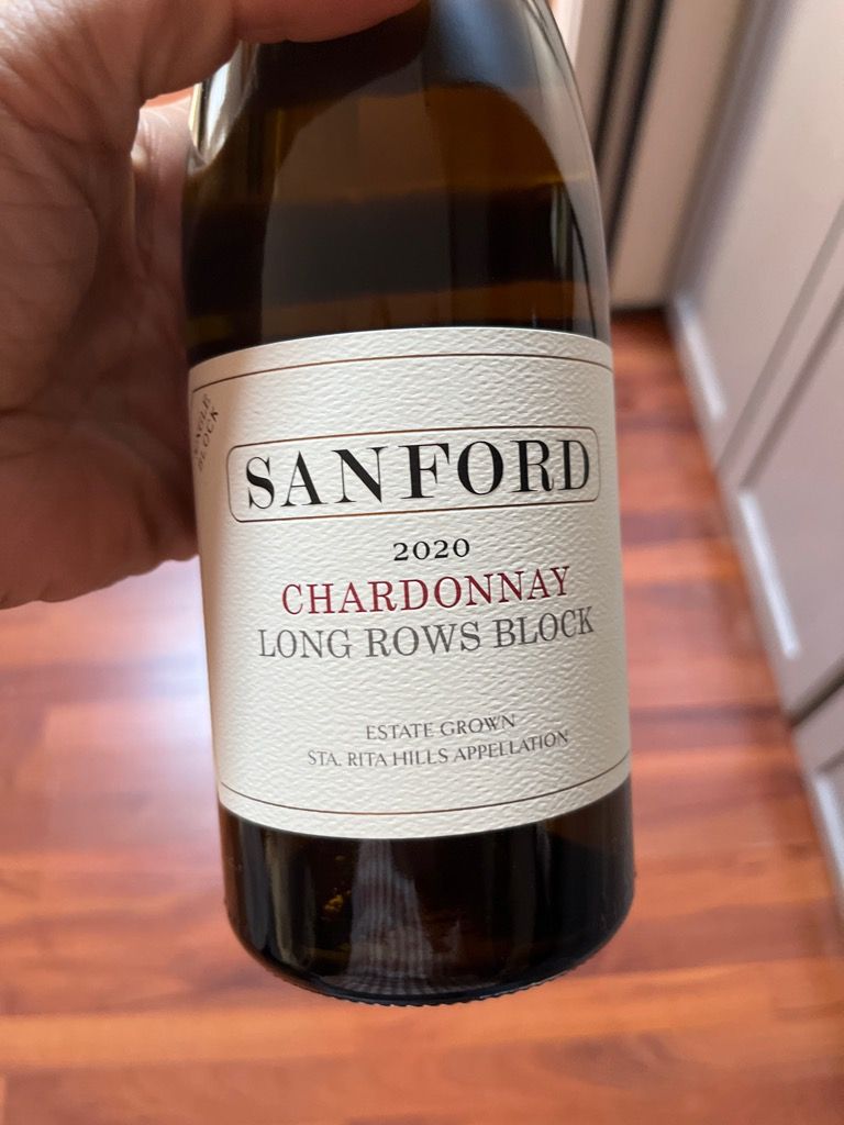 2022 Sanford Chardonnay Long Rows Block, USA, California, Central Coast ...