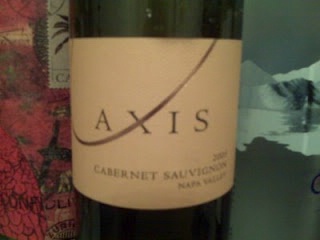 2010 Axis Cabernet Sauvignon, USA, California, Napa Valley - CellarTracker