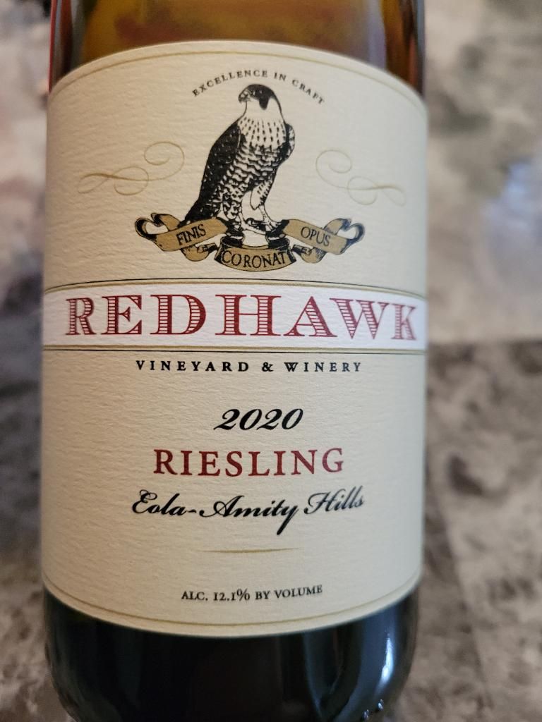 2024 Redhawk Vineyard Riesling, USA, Oregon, Willamette Valley, Eola ...