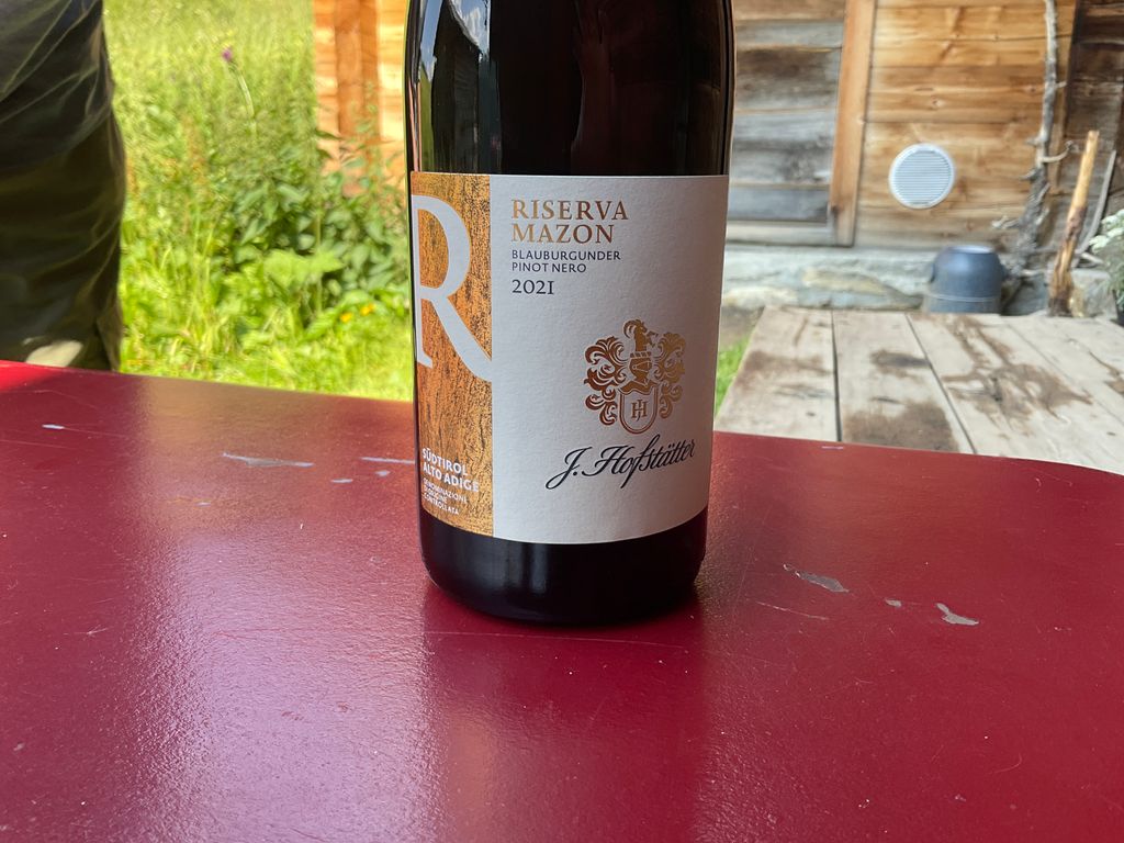 2021 J. Hofstätter Pinot Nero Riserva Mazon, Italy, Trentino-Alto Adige, Alto Adige, Alto Adige ...