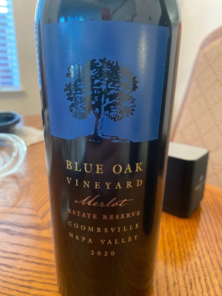 2020 Aonair Wines Merlot Blue Oak Vineyard, USA, California, Napa ...