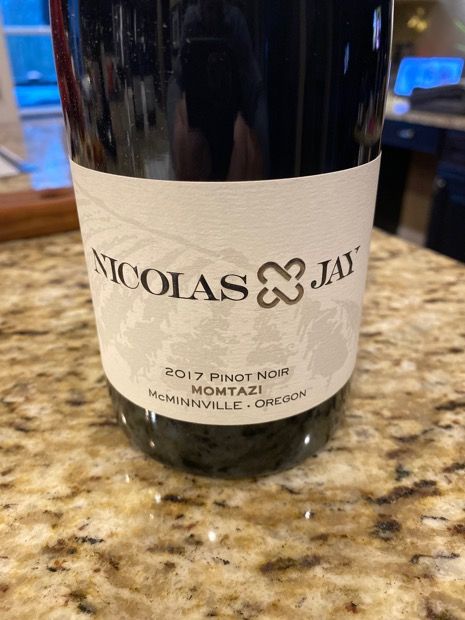 2017 Domaine Nicolas-Jay Pinot Noir Momtazi Family Vineyard, USA ...