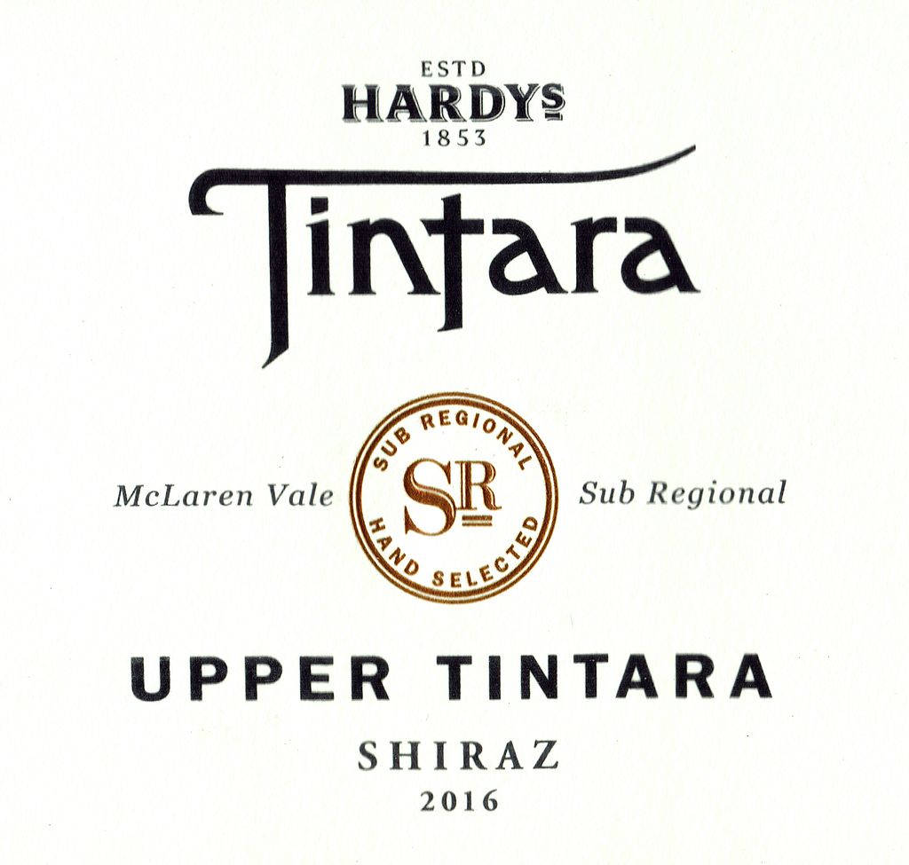 2015 Tintara Shiraz Single Vineyard Upper Tintara, Australia, South ...