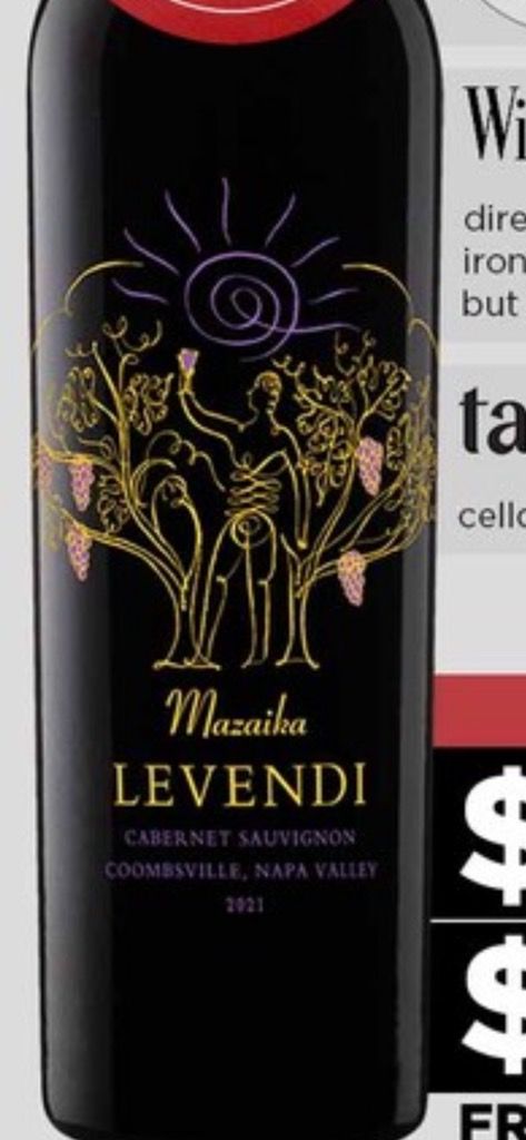 2019 Levendi Cabernet Sauvignon Mazaika, USA, California, Napa Valley ...