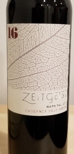 2016 Zeitgeist Cabernet Sauvignon, USA, California, Napa Valley ...