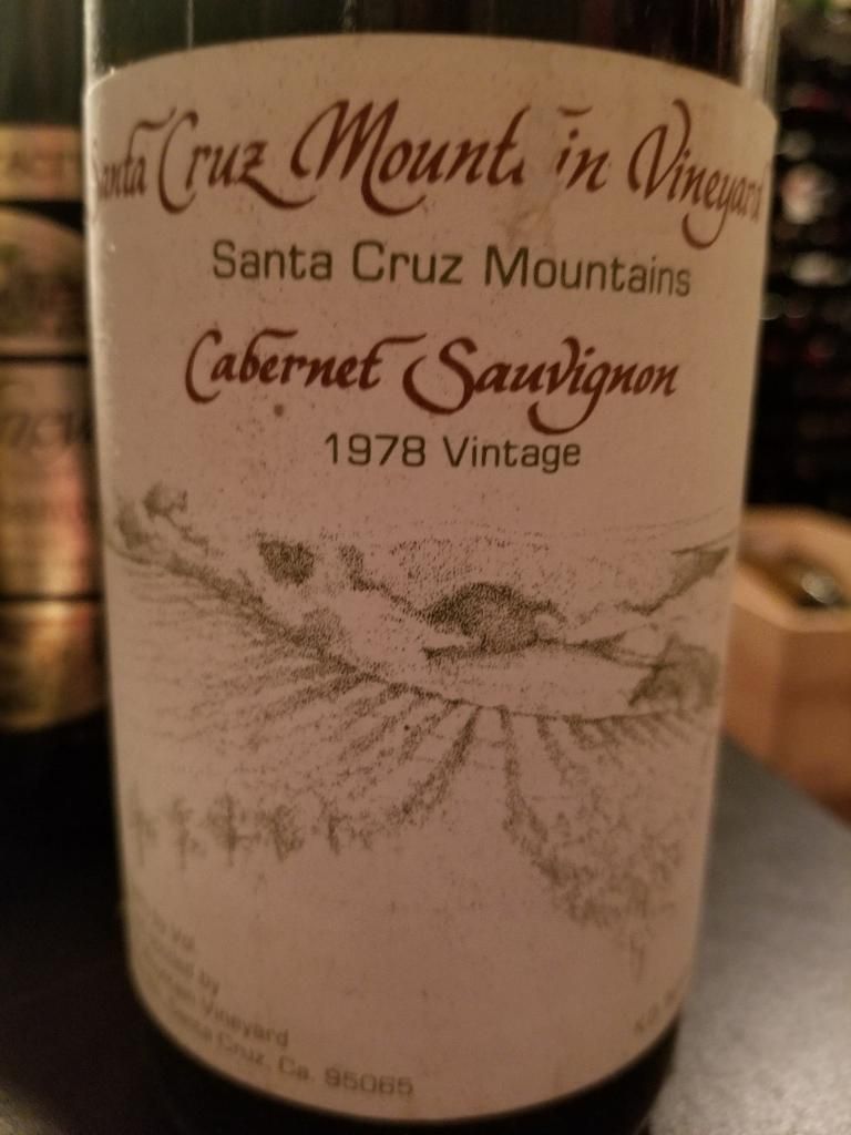 2017 Santa Cruz Mountain Vineyard Cabernet Sauvignon Bates Ranch, USA ...