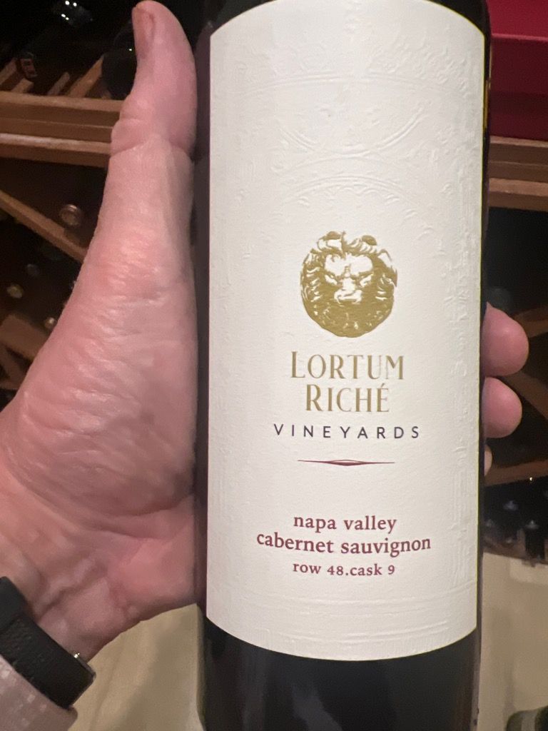 2022 Lortum Riché Vineyards Cabernet Sauvignon Row 48 Cask 3, USA ...