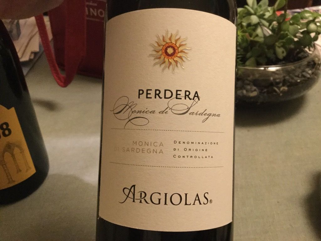 2017 Argiolas Monica di Sardegna Perdera, Italy, Sardinia, Monica di ...