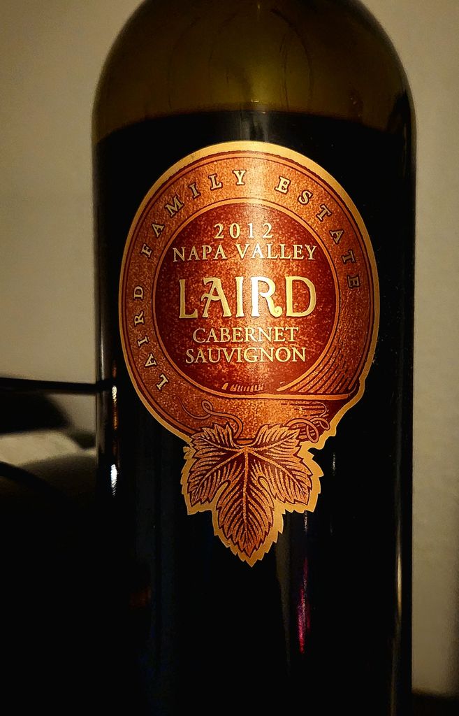 2012 Laird Family Estate Cabernet Sauvignon, USA, California, Napa ...