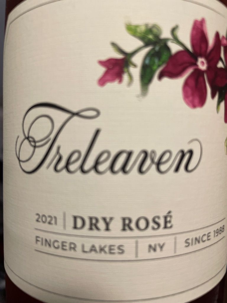 2019 Treleaven Dry Rosé, USA, New York, Finger Lakes - CellarTracker