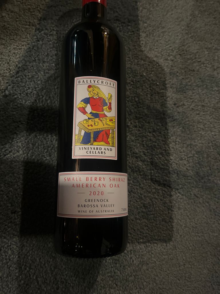 2021 Ballycroft Vineyard and Cellars Shiraz Small Berry Shiraz ...