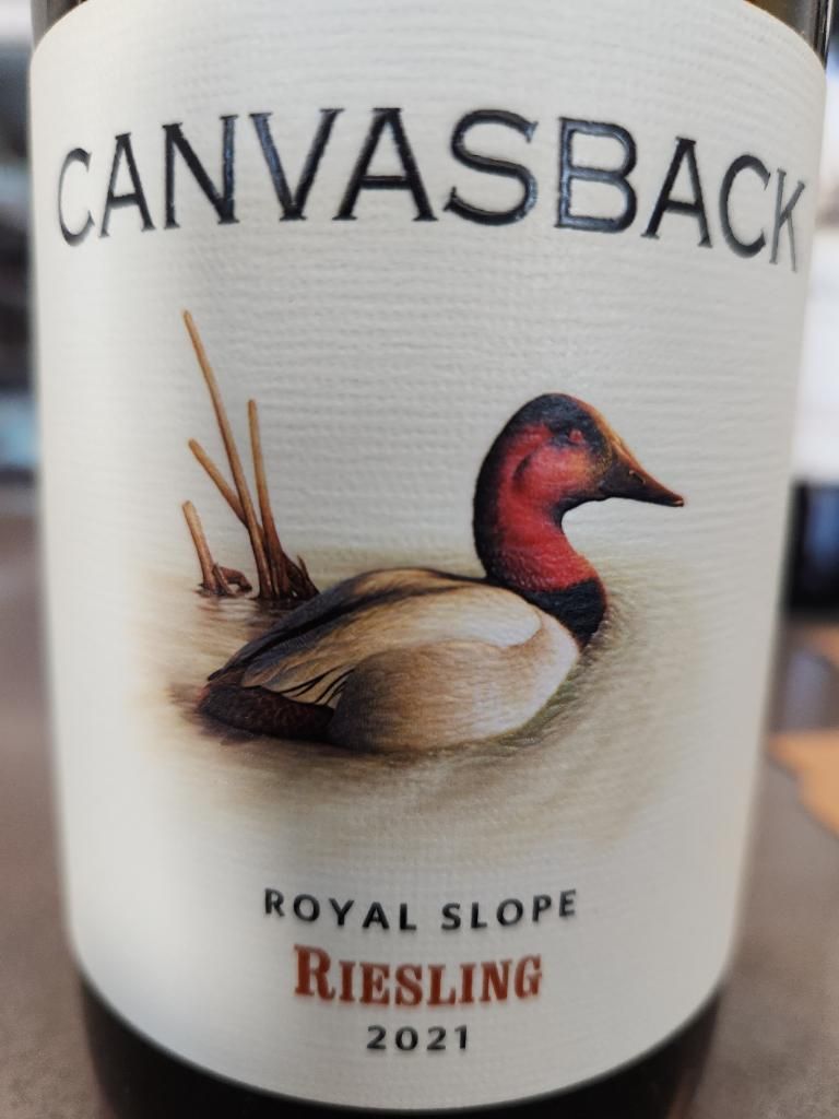 2021 Canvasback Riesling Royal Slope, USA, Washington, Columbia Valley ...