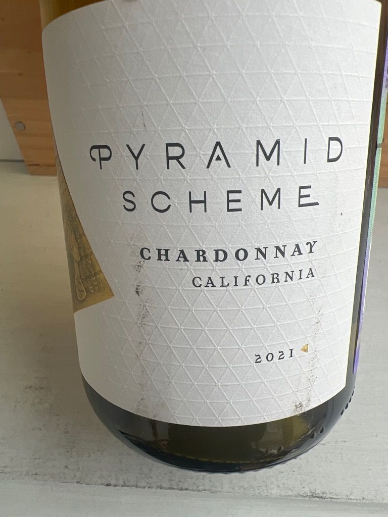 2021 Pyramid Scheme Chardonnay, USA, California, Napa Valley ...