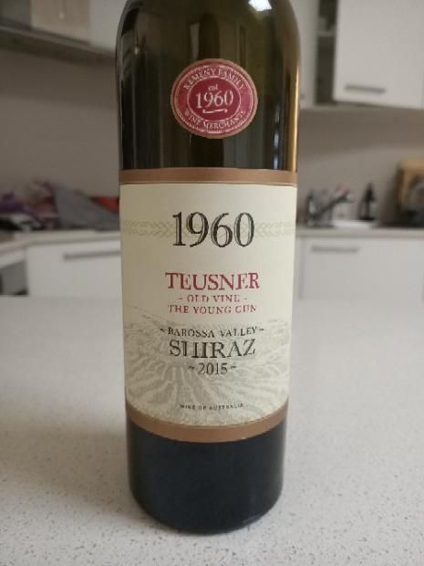 2015 Teusner Shiraz 1960 Old Vine The Young Gun, Australia, South ...