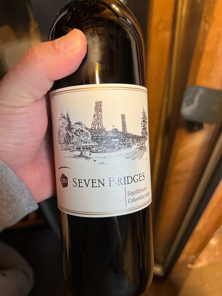 2018 Seven Bridges Equilibrium Red Wine, USA, Oregon, Columbia Valley ...