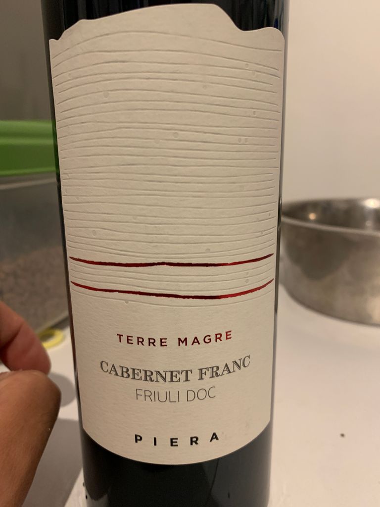 2019 Terre Magre Cabernet Franc, Italy, Friuli-Venezia Giulia, Venezia ...