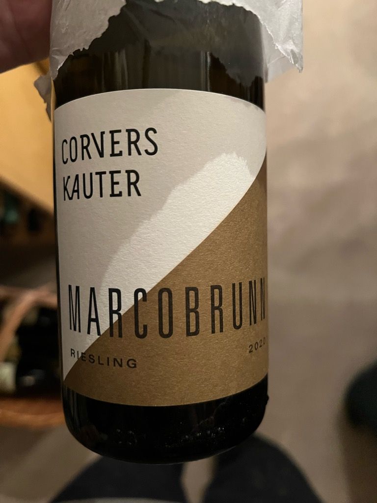 2021 Dr. Corvers-Kauter Marcobrunn Riesling, Germany, Rheingau ...