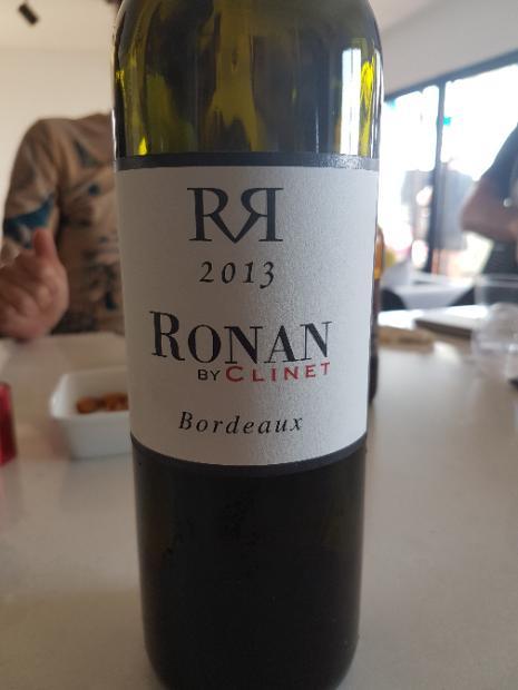 2013 Ronan by Clinet, France, Bordeaux - CellarTracker
