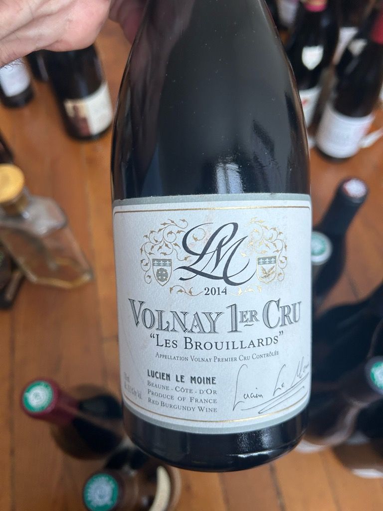 2015 Lucien Le Moine Volnay 1er Cru Les Brouillards, France, Burgundy, Côte de Beaune, Volnay ...