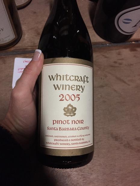 2006 Whitcraft Winery Pinot Noir, USA, California, Central Coast, Santa ...
