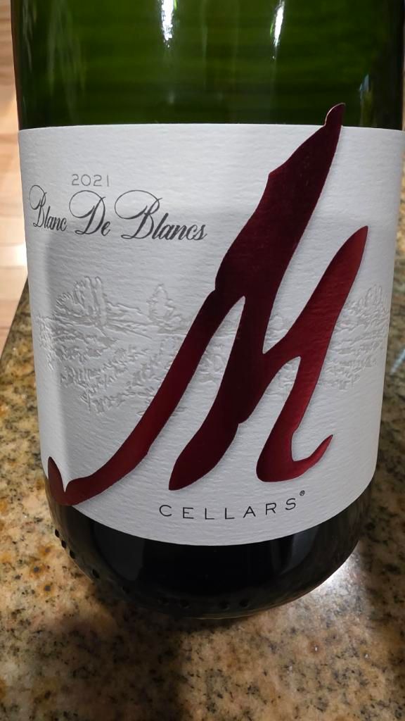2021 M Cellars Blanc de Blancs, USA, Ohio, Grand River Valley ...