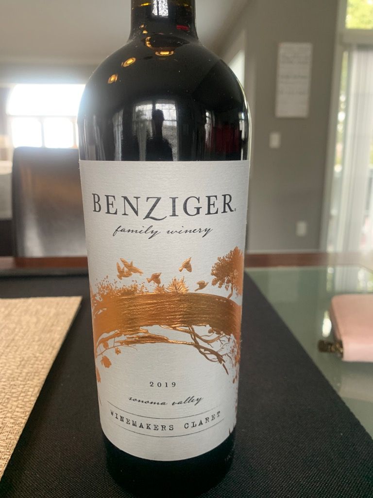 2020 Benziger Family Winery Winemaker's Claret Sonoma Valley, USA ...