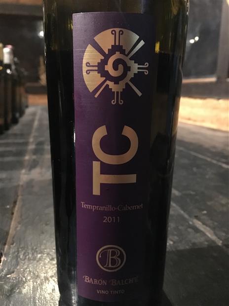 2011 Barón Balché Tempranillo Tempranillo-Cabernet, Mexico, Baja ...