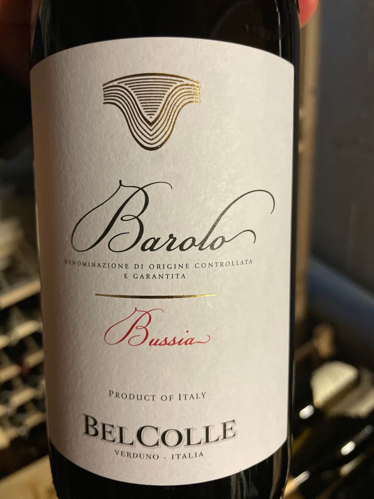 2019 Bel Colle Barolo Bussia, Italy, Piedmont, Langhe, Barolo ...
