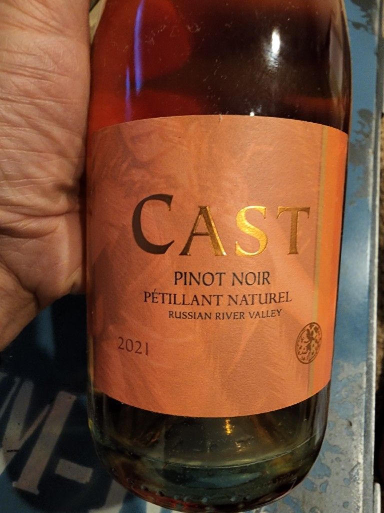 2022 Cast Wines Pinot Noir Pétillant Naturel, USA, California, Sonoma ...