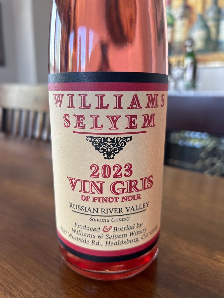 2023 Williams Selyem Vin Gris of Pinot Noir, USA, California, Sonoma ...