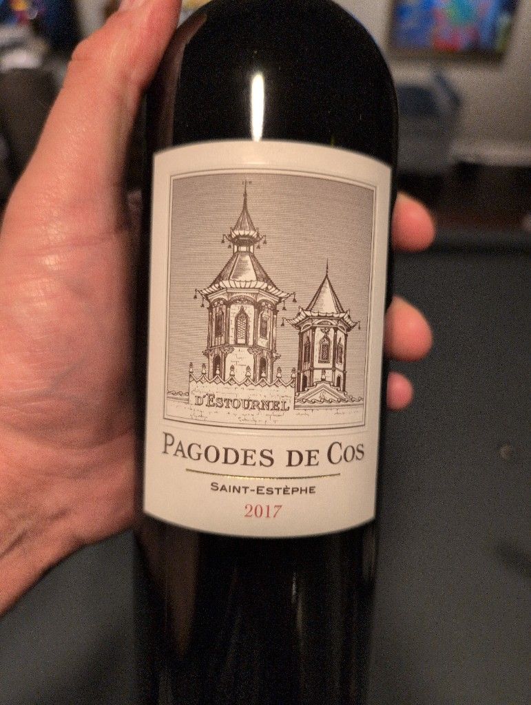 2017 Château Cos d'Estournel Les Pagodes de Cos, France, Bordeaux ...