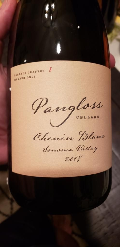 2018 Pangloss Chenin Blanc, USA, California, Sonoma County - CellarTracker