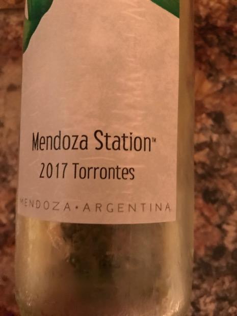 2017 Mendoza Station Torrontés, Argentina, Mendoza - CellarTracker
