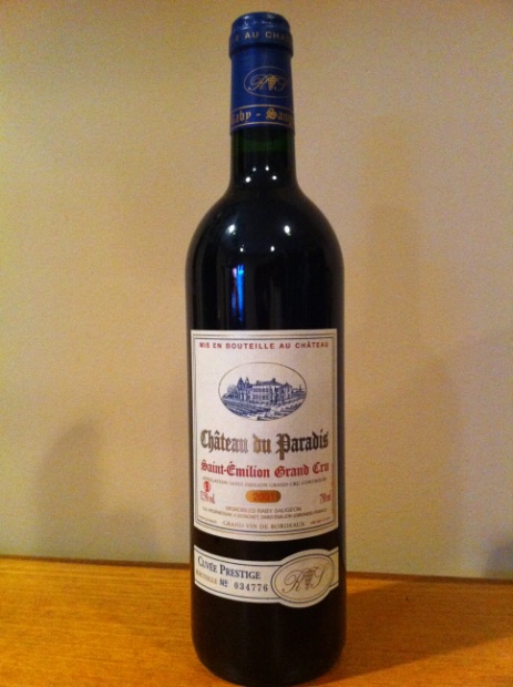 2001 Château du Paradis, France, Bordeaux, Libournais, St. Émilion ...