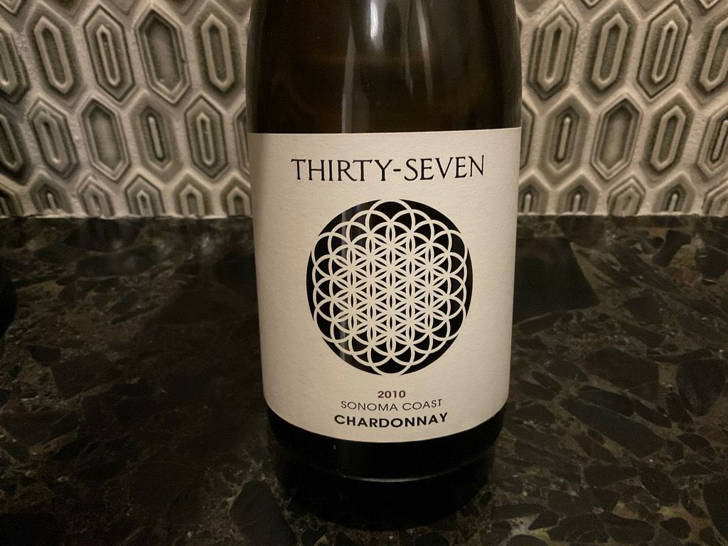 2011 Thirty-Seven Winery Chardonnay, USA, California, Sonoma County ...