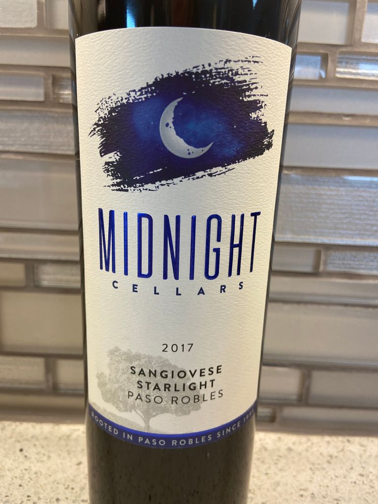 2019 Midnight Cellars Sangiovese Starlight, USA, California, Central ...
